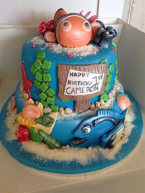 Nemo N Dory Birthday Happy Birthday Cake