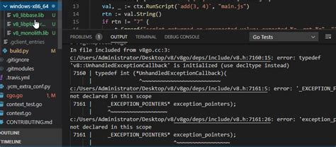 include windows build of v8 · issue 7 · rogchap v8go · github