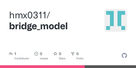 GitHub Hmx0311 Bridge Model