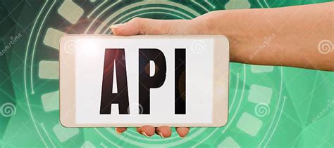Text Caption Presenting Api Word Written On Set Of Routines Protocols And Tools For Building
