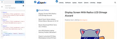 Cara Merubah Jenis Font Simple Wp Digitalkit Documentation