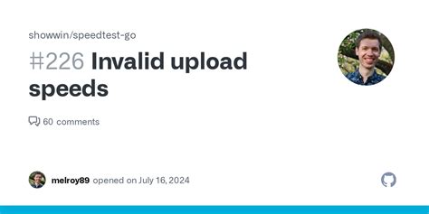 Invalid Upload Speeds Issue Showwin Speedtest Go GitHub