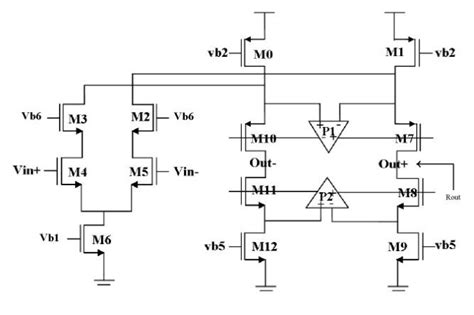 Operational Amplifier With Gain Enhanced Amplifiers Download Scientific Diagram