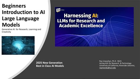 (PDF) Harnessing AI For Research: 2025 GenAI Large Language Model Introduction: AGI and ...