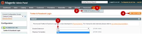 Magento Twitter And Facebook Login V1x Extension Uninstalling Plumrocket Documentation