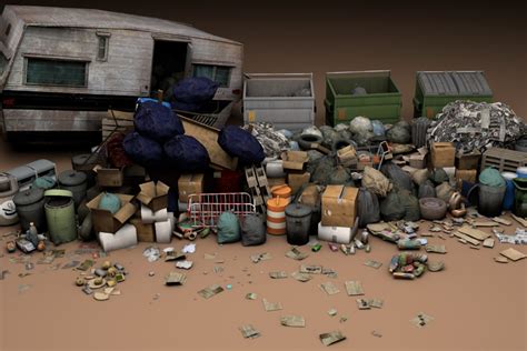 ultimate trash and debris updated 3d props unity asset store
