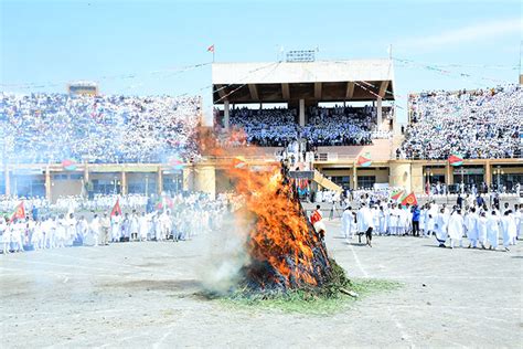 Meskel Holiday Colorfully Celebrated Nationwide Eritrea Ministry Of