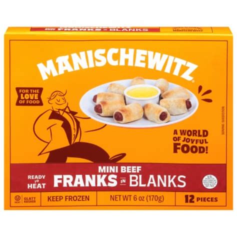 Manischewitz® Mini Beef Franks In Blankets 12 Ct 0 5 Oz Kroger