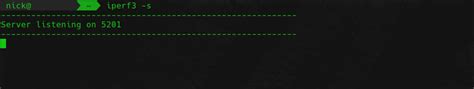 test your network bandwith using iperf3