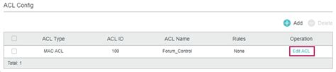 Configuringacl