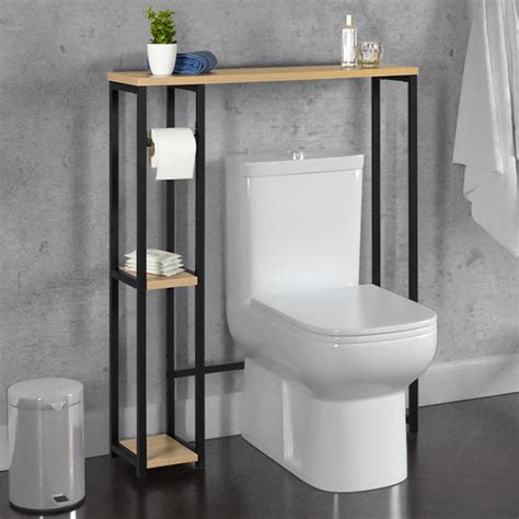 Armario Wc Industrial Barato Con Estantes De Madera Y Metal Detroit