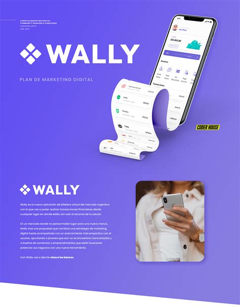 plan de marketing digital coderhouse on behance