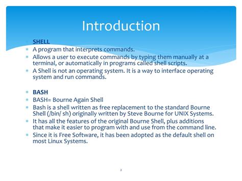 PPT Introduction To Linux Commands PowerPoint Presentation Free Download ID
