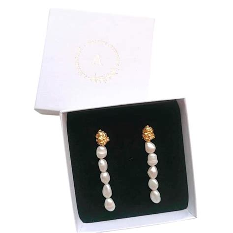 La Roche Drop And Dangle Pearl Earrings By Rita Gobin Artwork Archive