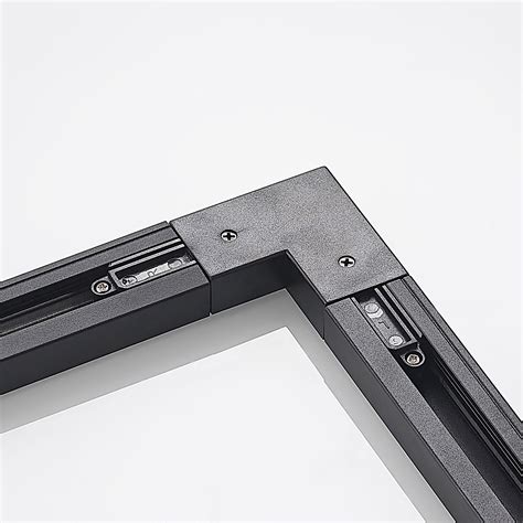 lindby hjørnestik linaro sort 1 faset system lampegiganten dk