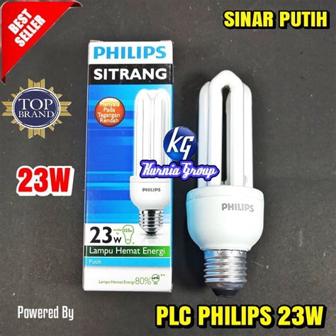 Jual Lampu Philips W Putih Original Sitrang Watt Cool Day Light Lampu Jari Plc Termurah