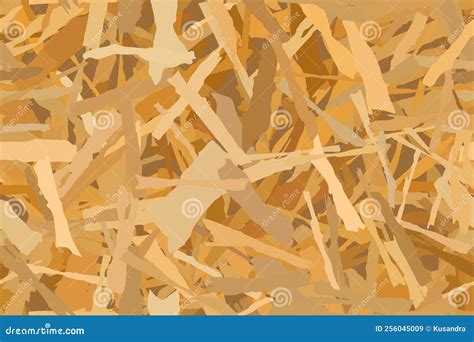 Seamless Texture Of Osb Boards From Wooden Chips Cartoon Vector 256045009