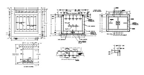 Different Rcc Structural Units Drawings 2d View Section In Autocad File Cadbull
