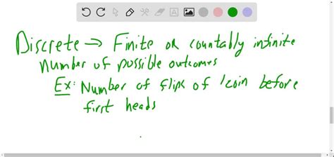 SOLVED What Is The Difference Between A Discrete Random Variable And A