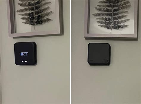 Minimal Thermostat Design Visually Disappears When Youre Not Using It