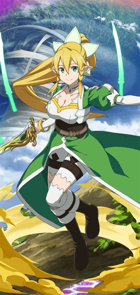 Leafa Sword Art Online Wallpaper Mobile Wallpaper Anime Sword Art
