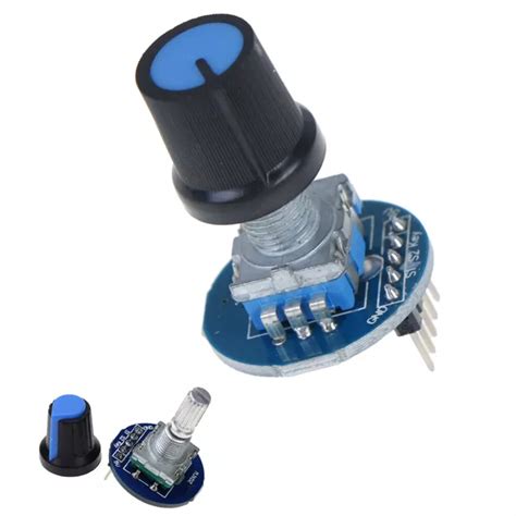 ROTARY ENCODER MODULE Brick Sensor Development Audio Potentiometer Knob Cap Gq EUR