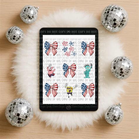 Spongebob 4th Of July Digital Png Payhip