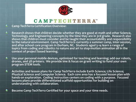 Coding Robotics And Makingfinding Funds Presentation Pptx