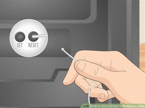 3 Simple Ways To Open A Digital Safe Without A Key WikiHow