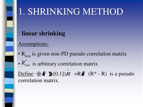 Ppt Methods Of Transforming Non Positive Definite Correlation Matrices Powerpoint Presentation