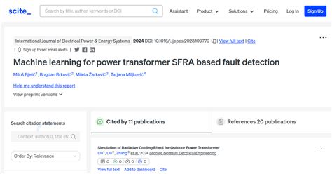 Machine Learning For Power Transformer Sfra Based Fault Detection