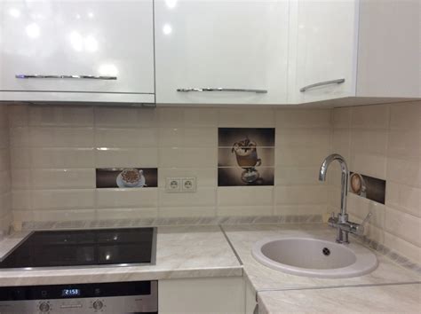 Керамическая плитка для кухонного фартука (реальные фото)