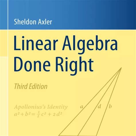 Linear Algebra Done Right