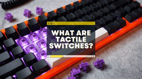 What Is A Tactile Switch Keyboard Vs Linear Vs Clicky