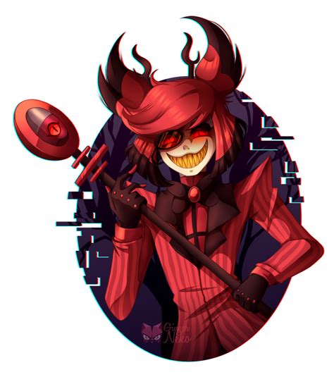 Alastor Radio Demon Hazbin Hotel Fanart Gd By Ginger Doll Art On