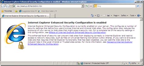Disable Internet Explorer Enhanced Security Configuration Ie Esc In