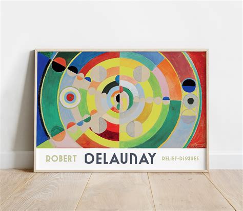 Relief Disques By Robert Delaunay Wall Art Prints Time Locked Prints