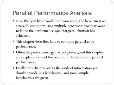 Ppt Parallel Computing Explained Parallel Performance Analysis