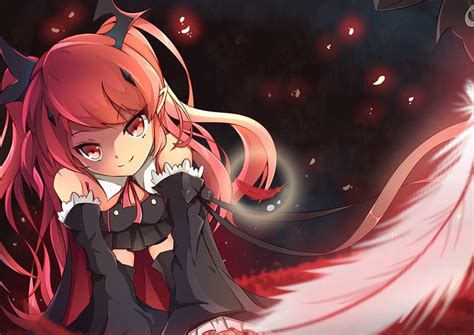 Anime Vampire Girl With Pink Hair