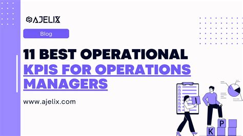 11 Best Operational Kpis For Operations Managers Ajelix