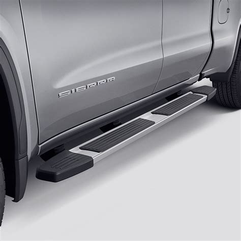Sierra 1500 Assist Steps Double Cab Chrome 6 Inch Rectangular