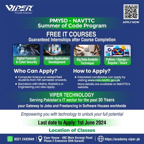 Empowering The Future Viper Technology Partners With Navtcc To Offer Free It Courses Viper