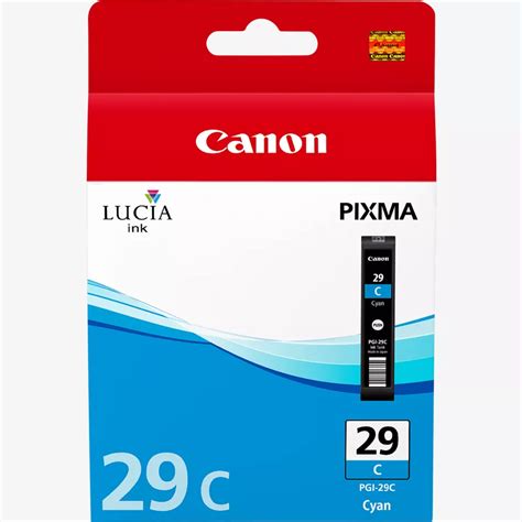 Acheter Cartouche Dencre Cyan Canon Pgi 29c — Boutique Canon Belgique