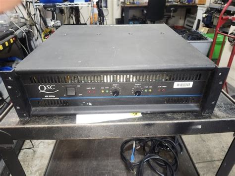 Qsc Mx3000a Mx 3000a Dual Monaural Stereo Power Amplifier Pa Amp 1200wpc 4 Ohm Ebay
