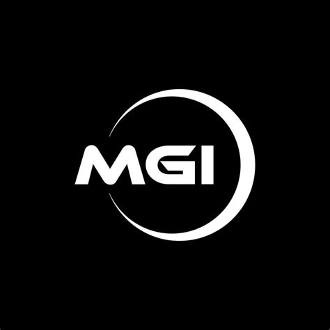 Mgi Letter Logo Design In Illustration Vector Logo Calligraphy