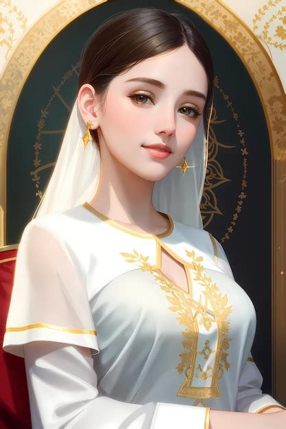 Premium Photo The Girl In The White Dress