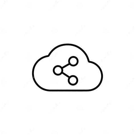 Cloud Share Icon Set Data Sync To Cloud Storage Vector Symbol Transfer Cloud Computing Server
