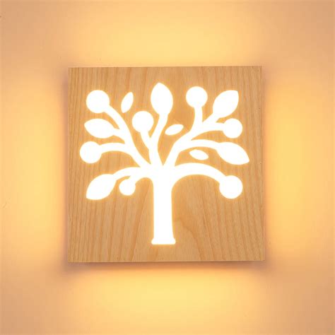 단단한 나무 크리 에이 티브 나무 벽 램프 장식 통로 어린이 Tenant 홀 Led 문자 침실 머리맡 램프 Mz9led 실내용 벽 램프 Aliexpress