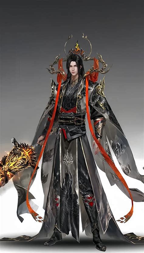 大主宰炎帝和佛怒火莲美术设计！大主宰炎帝 大主宰动画 抖音 花瓣网