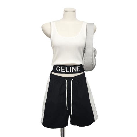 바스락 바람막이 와샤 배색 밴딩 하프팬츠 블랙 반바지 헬로마켓